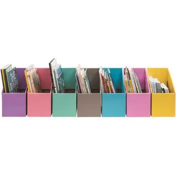 Magazine Book Boxes Pastel Range-7 colours - MTA Catalogue