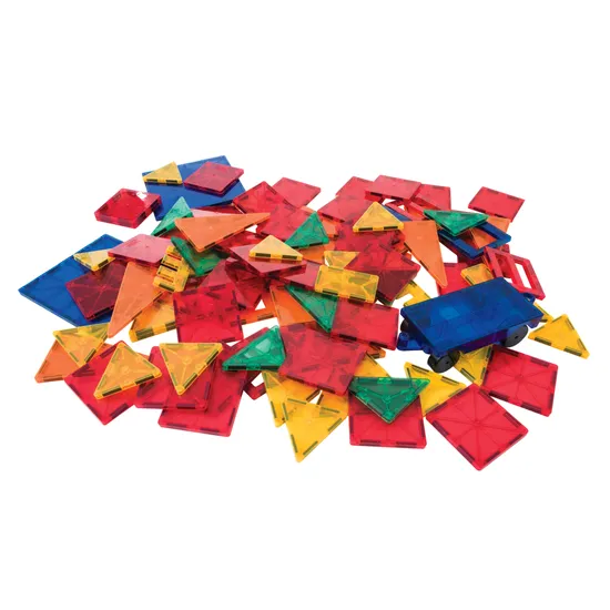 Magnetic Tiles & Car set 100 Pieces - MTA Catalogue
