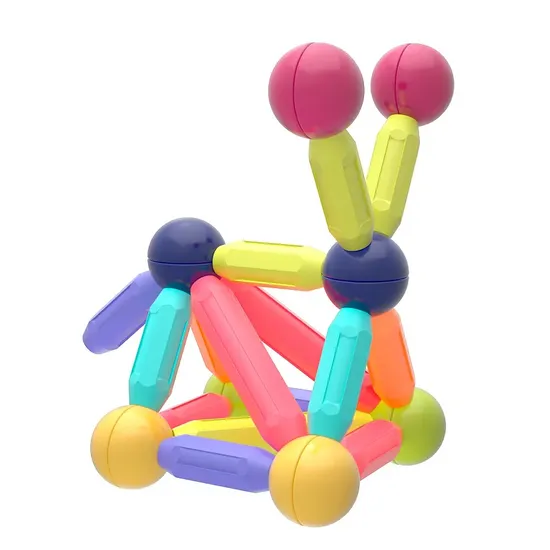 Magnetic Rods & Balls Set 108 Pieces
