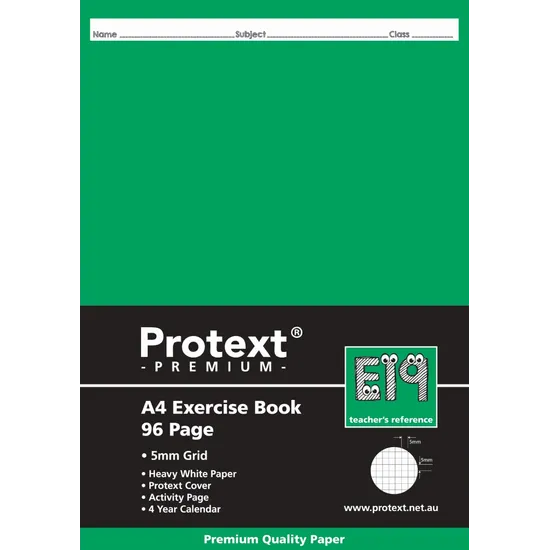 Protext Grid Book A4 5 mm 96p