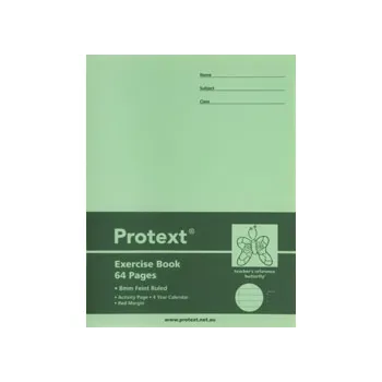 Protext Exercise Book 225x175 mm 8 mm 64p