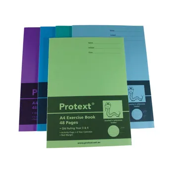 Protext Exercise Book QLD A4 Year 3/4 48p