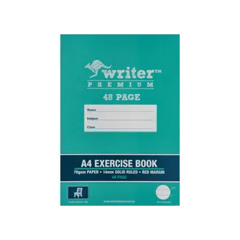 Writer Exercise Book A4 14mm 48p