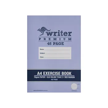 Writer Exercise Book A4 QLD Year 2 48p