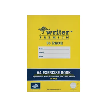 Writer Premium Exercise A4 QLD Year 3/4 96p