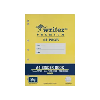 Writer Premium Binder Book A4 8 mm 64p