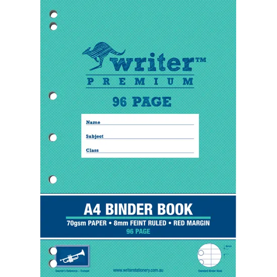 Writer Premium A4 Binder Book 96p 8mm