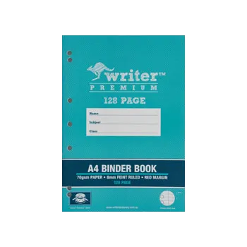 Writer Premium Binder Book A4 8 mm 128p