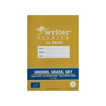 Writer Premium Dotted Thirds Ground/Grass/Sky A4 18 mm 64p