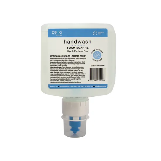 Zexa Foam Hand Wash 1L - Pack 6