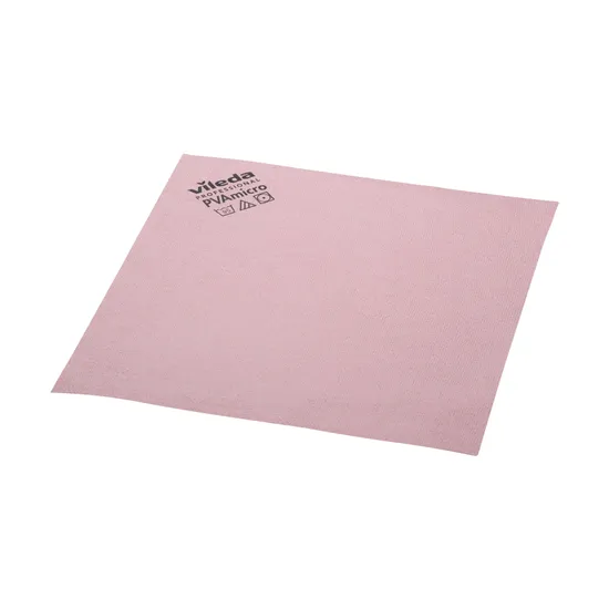 Vileda PVA Microfibre Cloth Red - Pack of 5