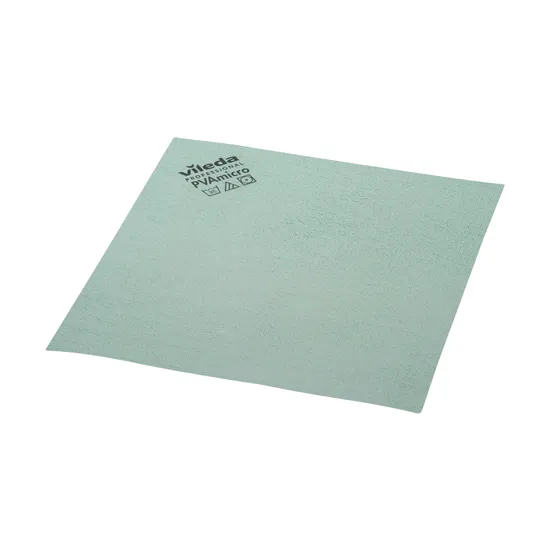 Vileda PVA Microfibre Cloth Green - Pack of 5