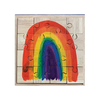 Bright Rainbow Puzzle 25 Pieces