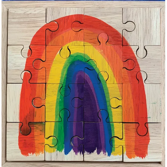 Bright Rainbow Puzzle - 25 Pieces