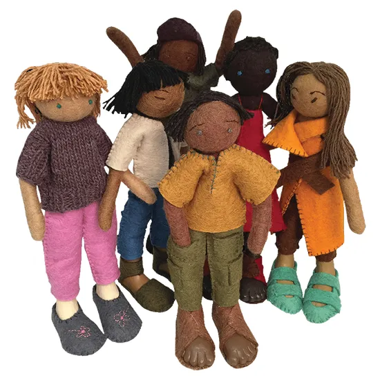Friends Doll Set 6 Pieces