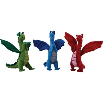Felt Dragons - Set of 3