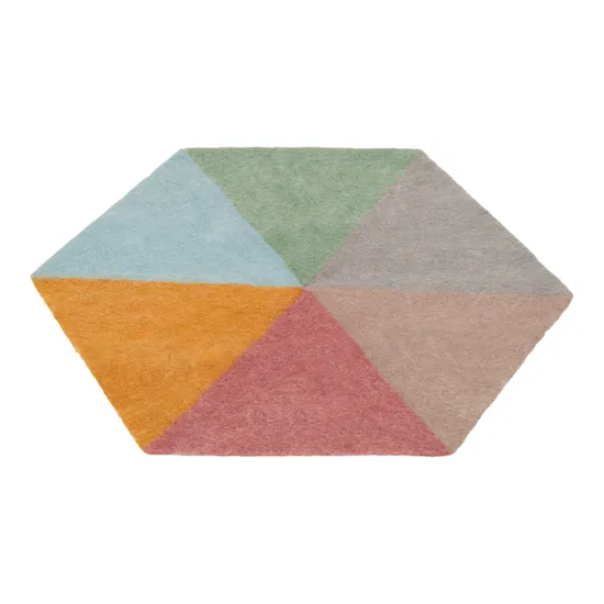 Felt Hex Mat - Earth