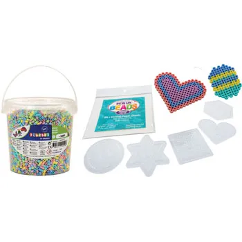 Pastel Iron On Beads Kit