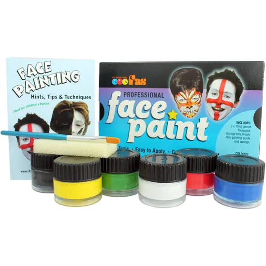 Face Paint 10 ml - Set of 6