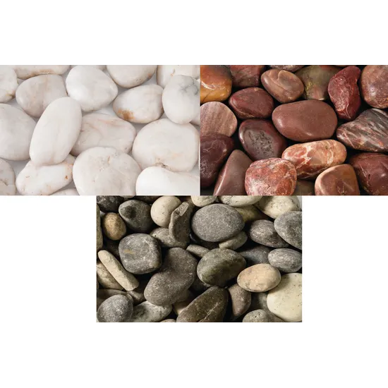 Assorted River Pebbles 3 x 1lt