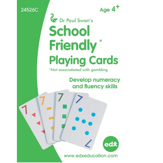School Friendly Playing Cards