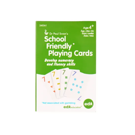 School Friendly Playing Cards