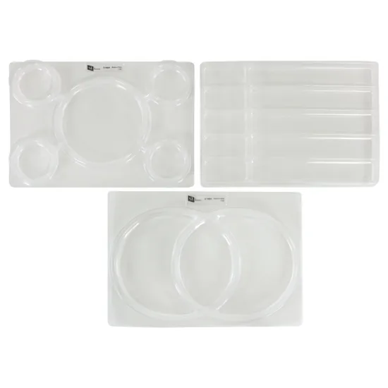 Transparent Sorting Trays – Colour Sorting Set of 3