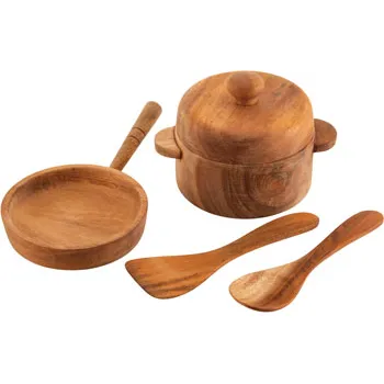 Mahogany Pot & Pan Set