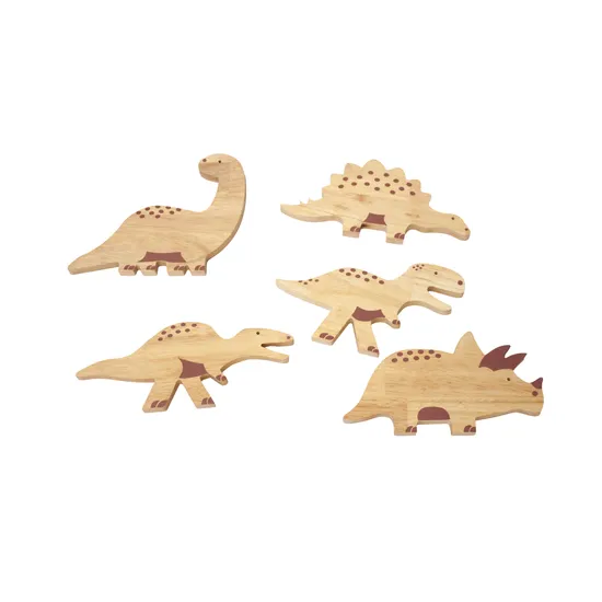 Natural Wooden Dinosaurs