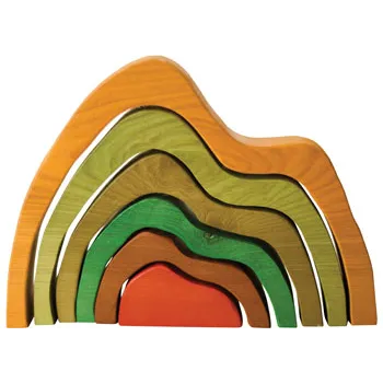 Mountain Stacking Blocks - 6 Pieces