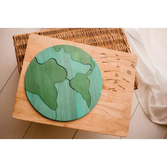 Earth Core Puzzle - 12 Pieces
