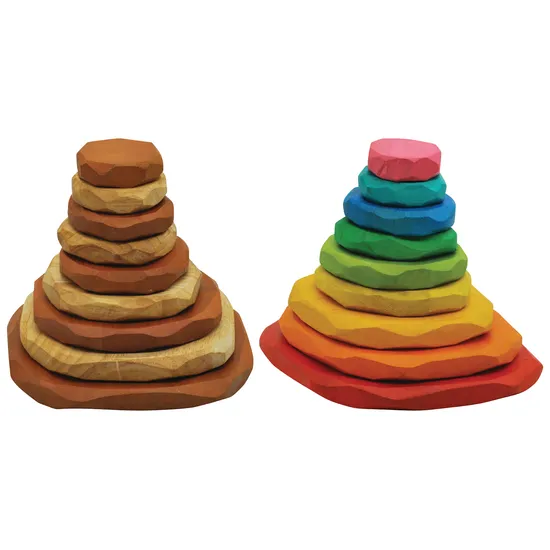 Timber Stacking Stones - Set of 18