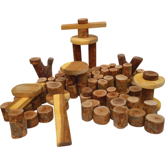 Natural Tree Blocks - 106 pieces - MTA Catalogue