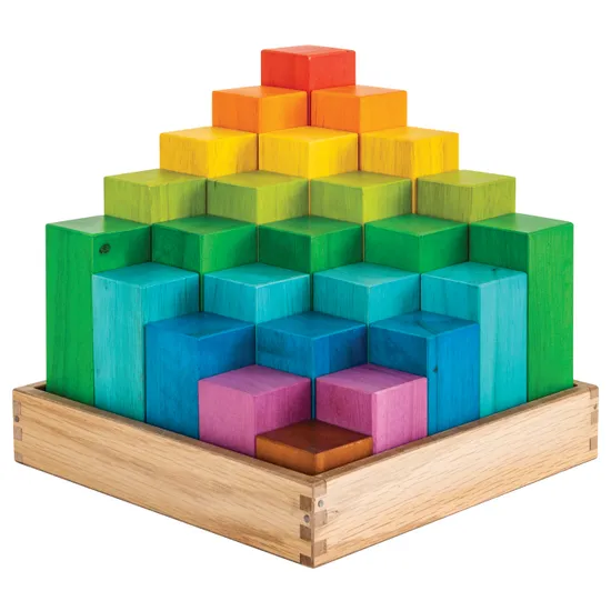 Rainbow Building Blocks - 25 pieces
