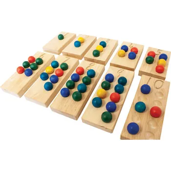 Wooden Maths Counting & Tens Frame Set