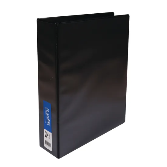 Bantex Insert 2D Ring Binder A4 38mm Black