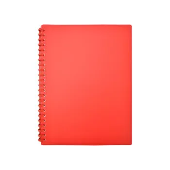 Display Book A4 Red 20 Pocket