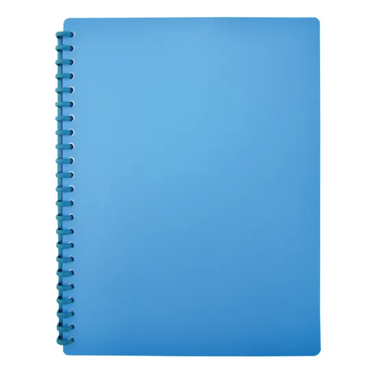 Display Book A4 Blue 20 Pocket