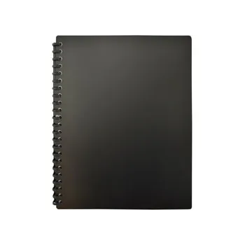 Display Book A4 Black 20 Pocket