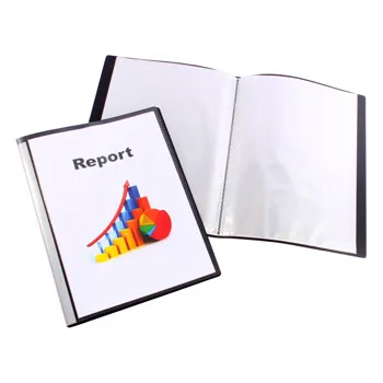 Display Book with insert cover A4 20 pockets