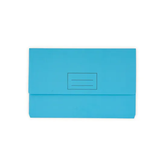 Document Wallet Foolscap Blue