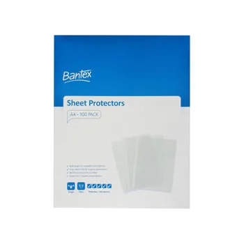 Bantex Sheet Protectors A4 120mic - PK 100