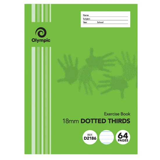 Dotted Thirds Exercise Book 225x175 18 mm 64p