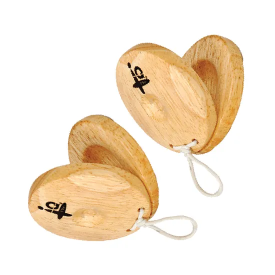 Castanet Natural Wooden Pair - 5.5cm Diameter