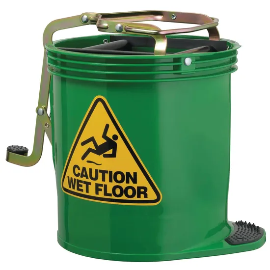 Contractor Mop Wringer Bucket 15lt Green