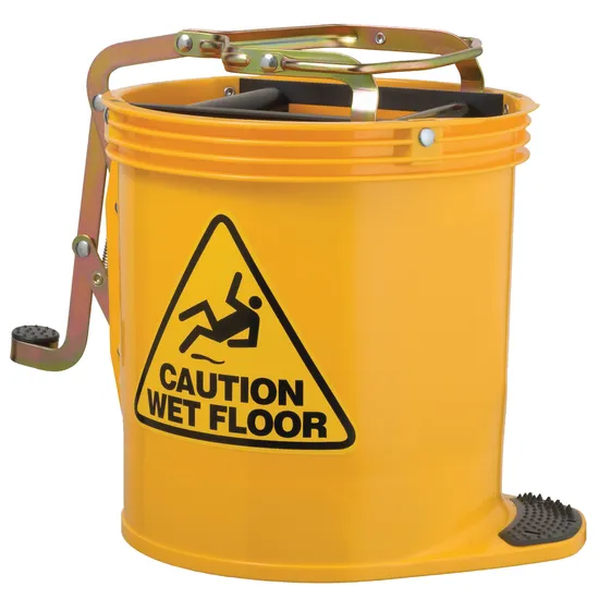 Contractor Mop Wringer Bucket 15lt Yellow