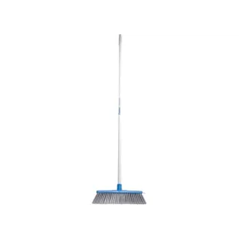 Indoor Broom & Handle Blue
