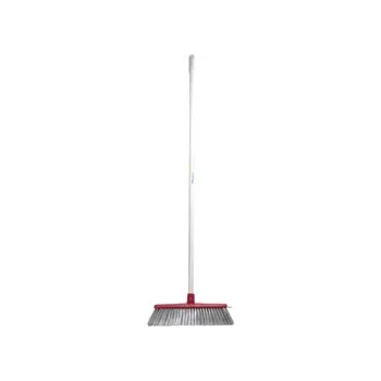 Indoor Broom & Handle Red