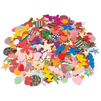 Craft Shapes - Assorted Colours - Pack of 1500