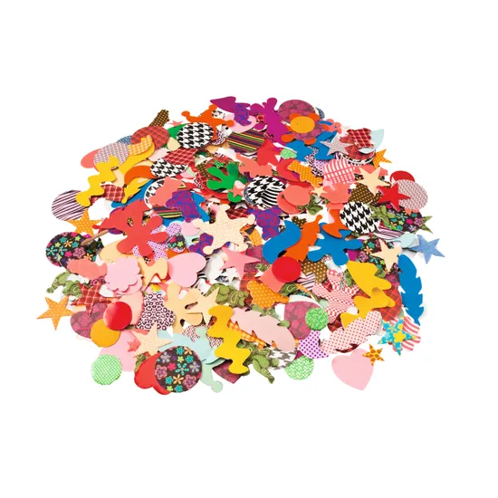 Craft Paper Shapes Assorted – Pack of 1500